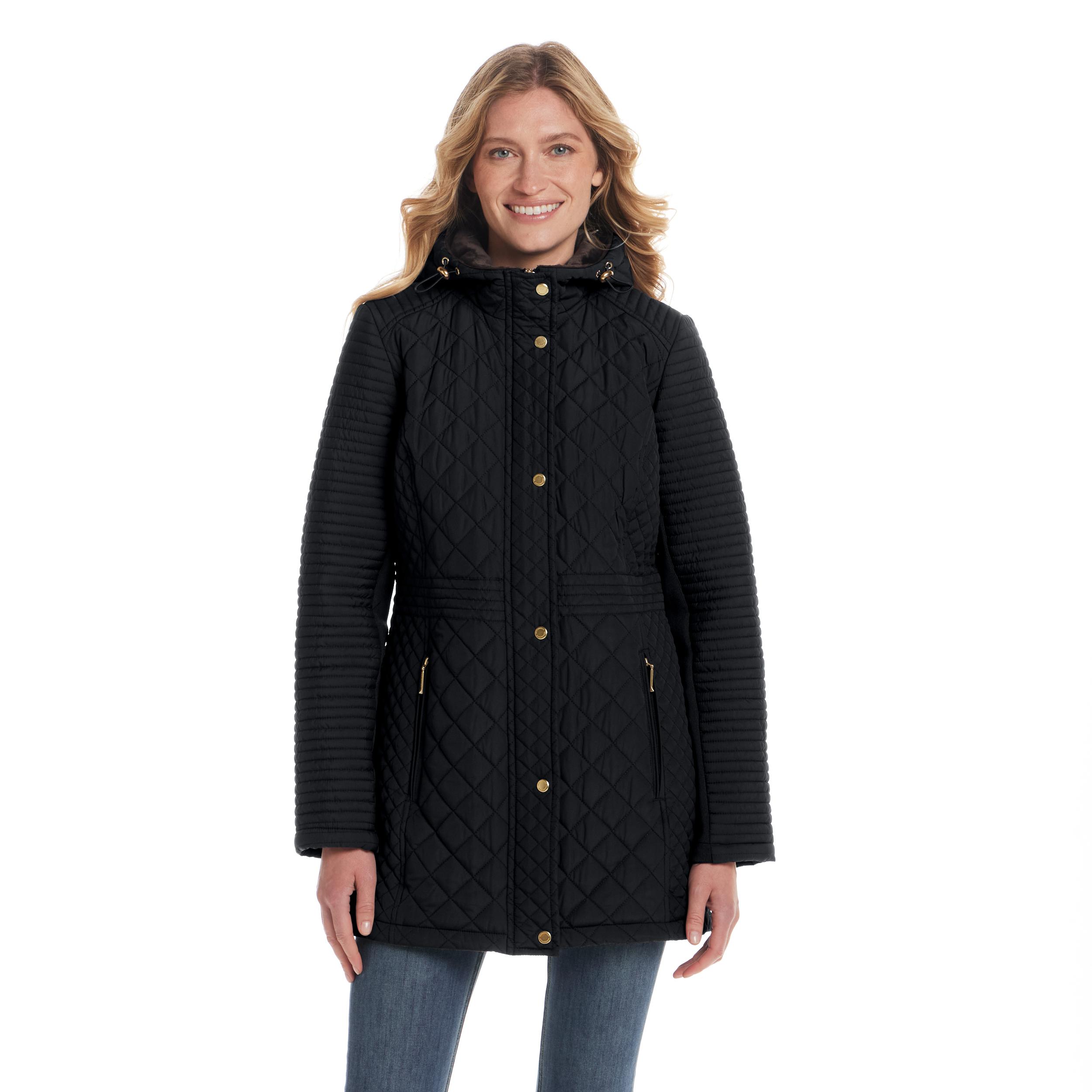 Click here for Womens Weatherproof Quilted Anorak with Velboa Lin... prices